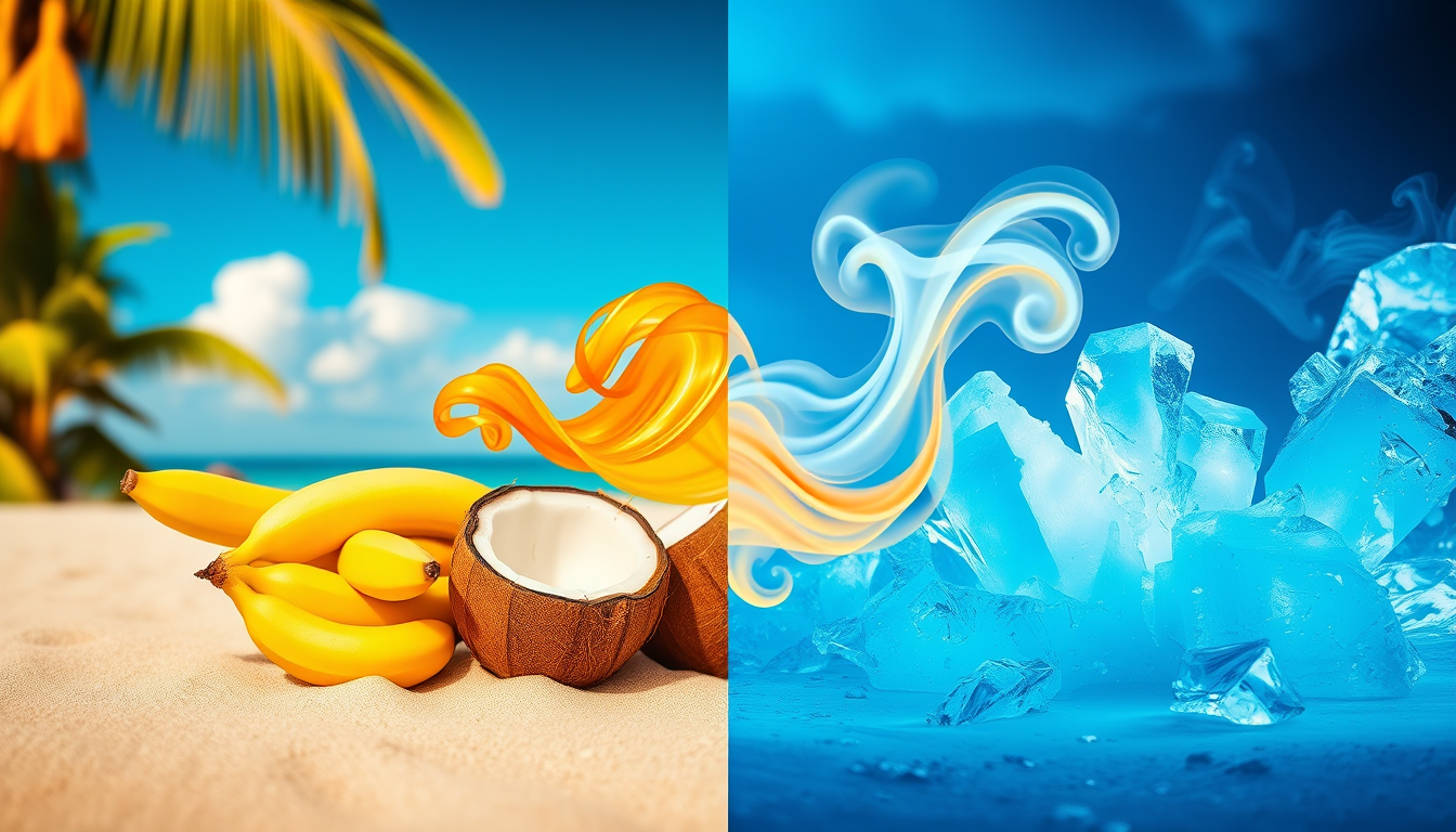 Banana Coconut vs. Blue Raz Ice: Which RAZ TN9000 Disposable Vape Reig ...
