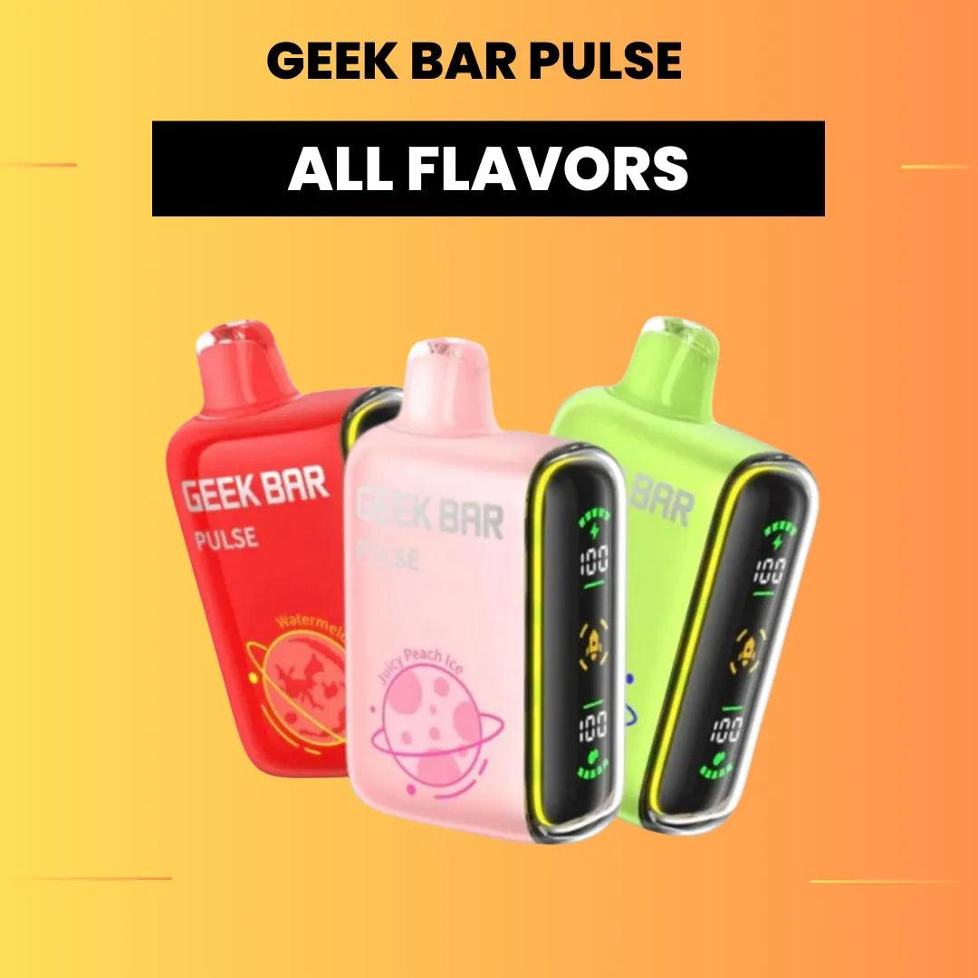 Geek Bar Pulse 15000 Disposable Vapes ⚡30% OFF💥 – HQDfume